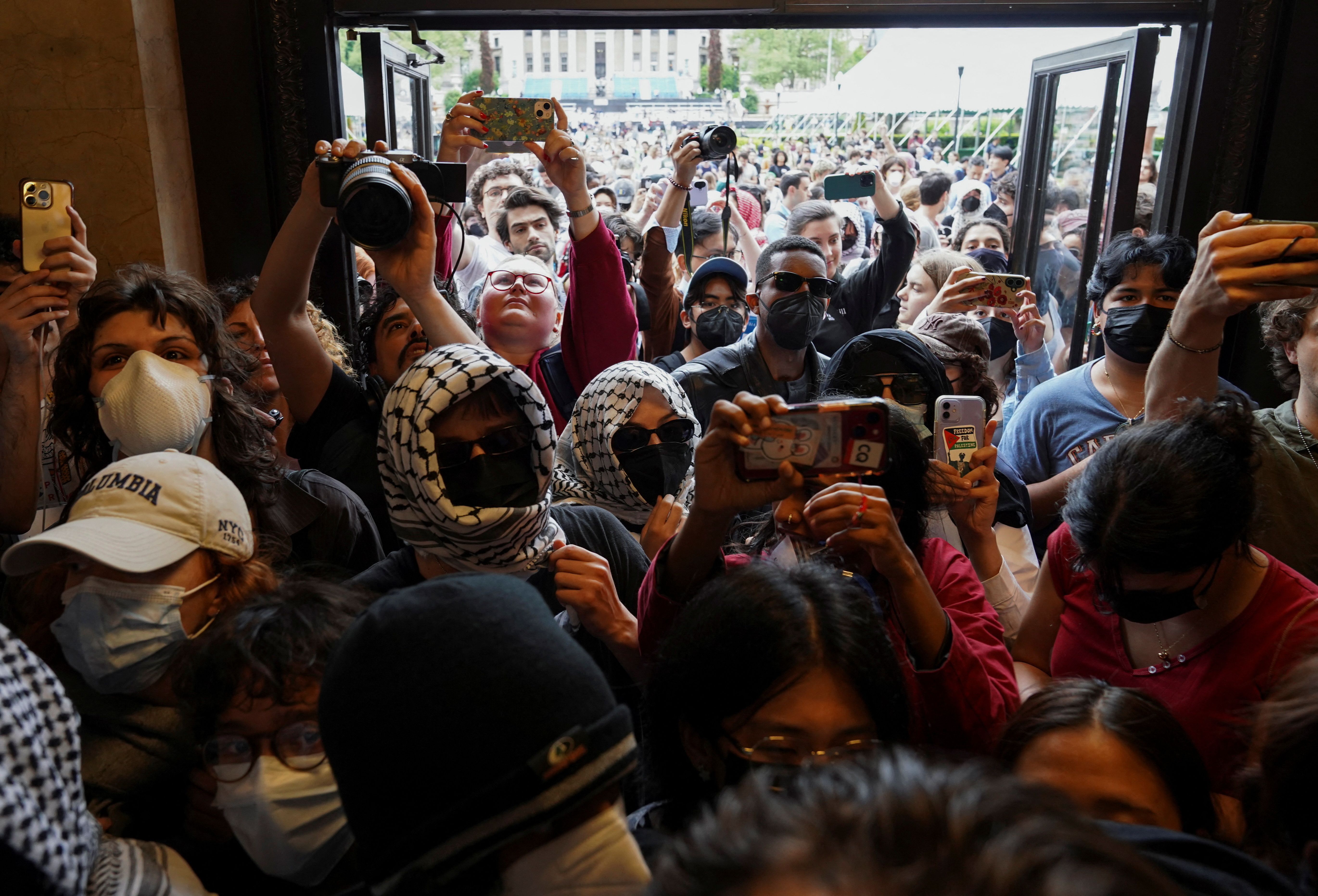 Columbia disciplines dozens of students for pro-Palestinian library protest
